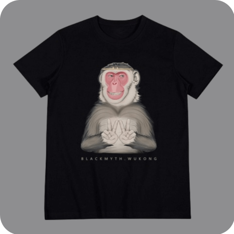 Black Myth Wukong T Shirt - Monkey | Black Wukong Merch